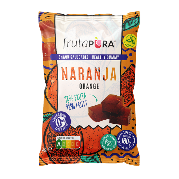 Snack saludable NARANJA - FrutaPURA – frutapura